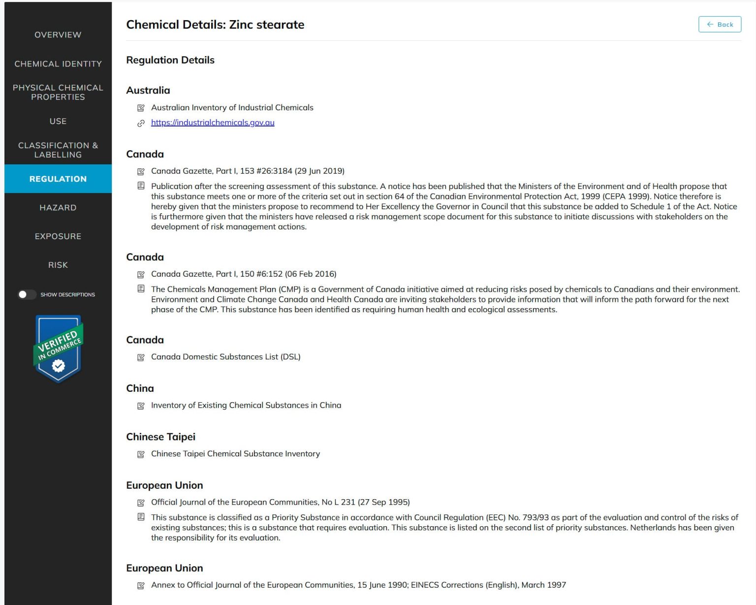 ICCA Chemical Database - Global Partners For Plastics Circularity